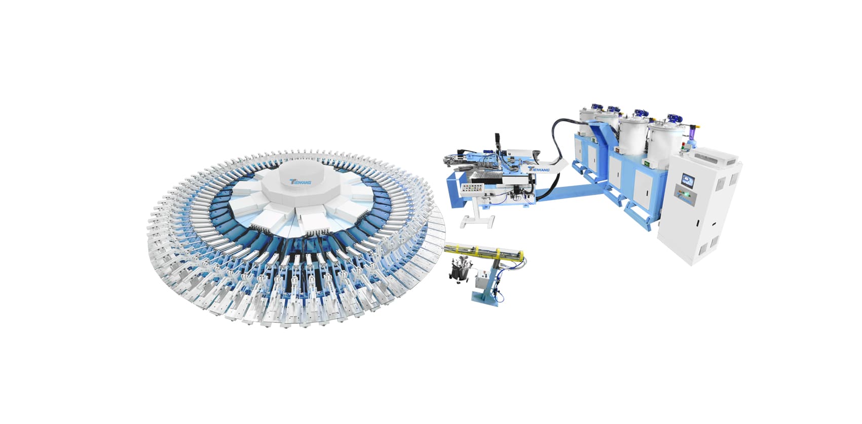 Rotary PU Casting Molding Machine | Taiwantrade