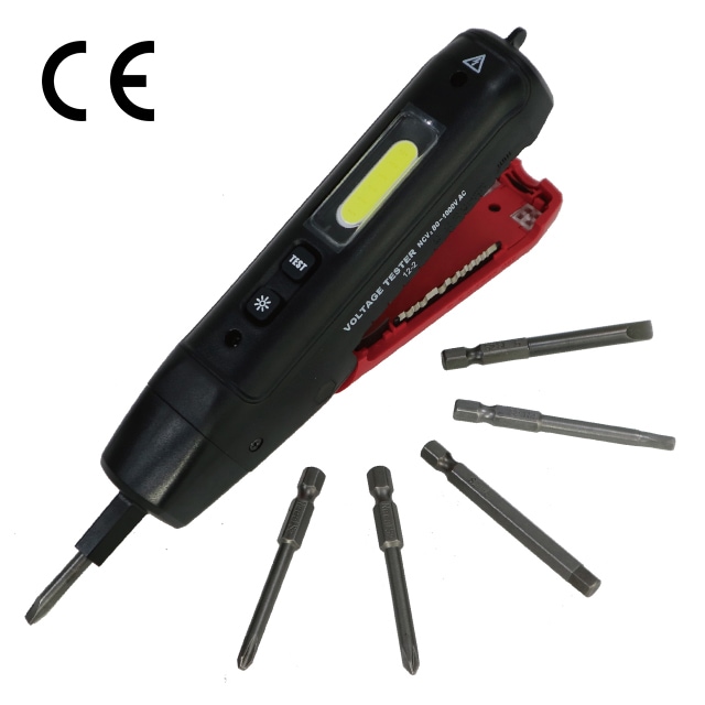 NON-CONTACT VOLTAGE TESTER WITH WIRE STRIPPER | Taiwantrade