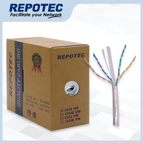 Cat.6 UTP/4P/24AWG Solid Ethernet Cable | Taiwantrade