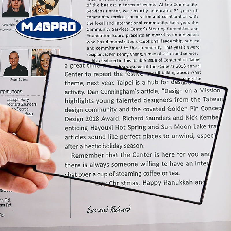 A5 Size Page Magnifying Sheet For Reading, Low Vision Aids | E-TAY ...