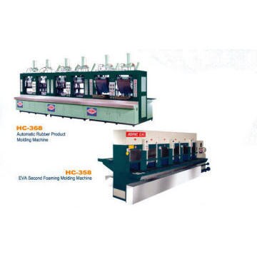 EVA SECOND FOAMING MOLDING MACHINE AUTOMATIC RUBBER PRODUCT MOLDING ...