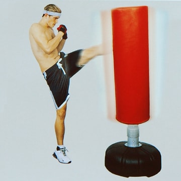 FREE STANDING BOXING TARGET, CYLINDER IN PVC | Taiwantrade.com