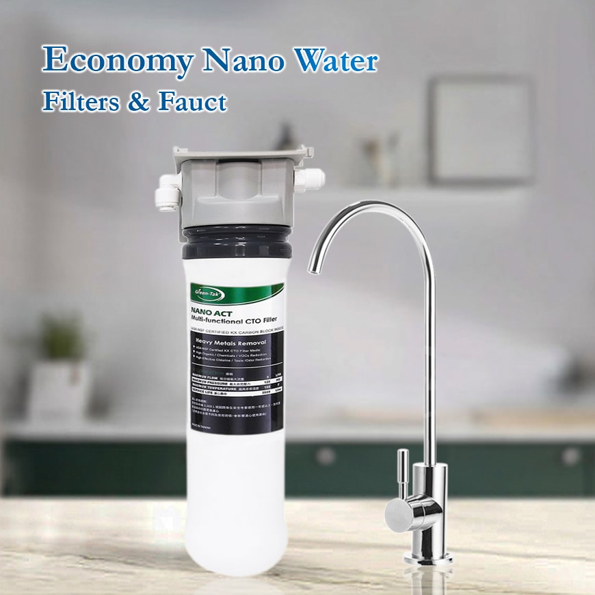 Undersink Single Water Filter with Faucet | Taiwantrade