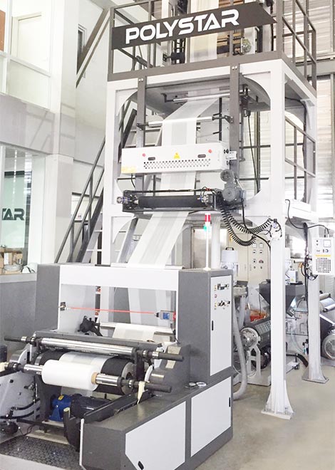 ABA plastic film blowing machine | POLYSTAR MACHINERY CO., LTD.