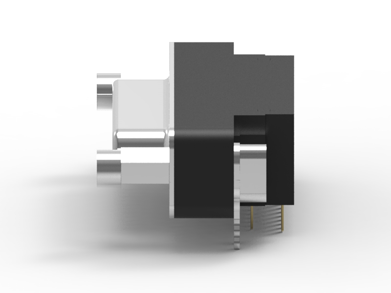 Micro D-Sub 母頭 25PIN 90°插板式連接器(帶螺絲)-台灣經貿網