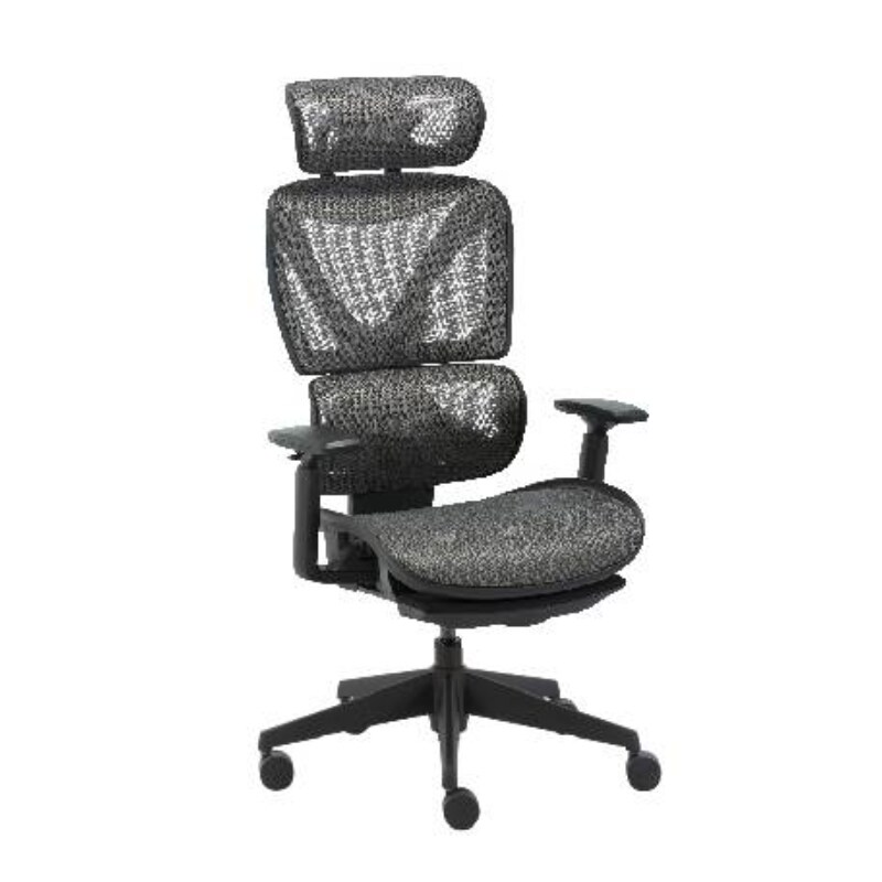 Mid Back Sturdy Metal Base Nylon Revolving Chair Mesh Office Executive ...
