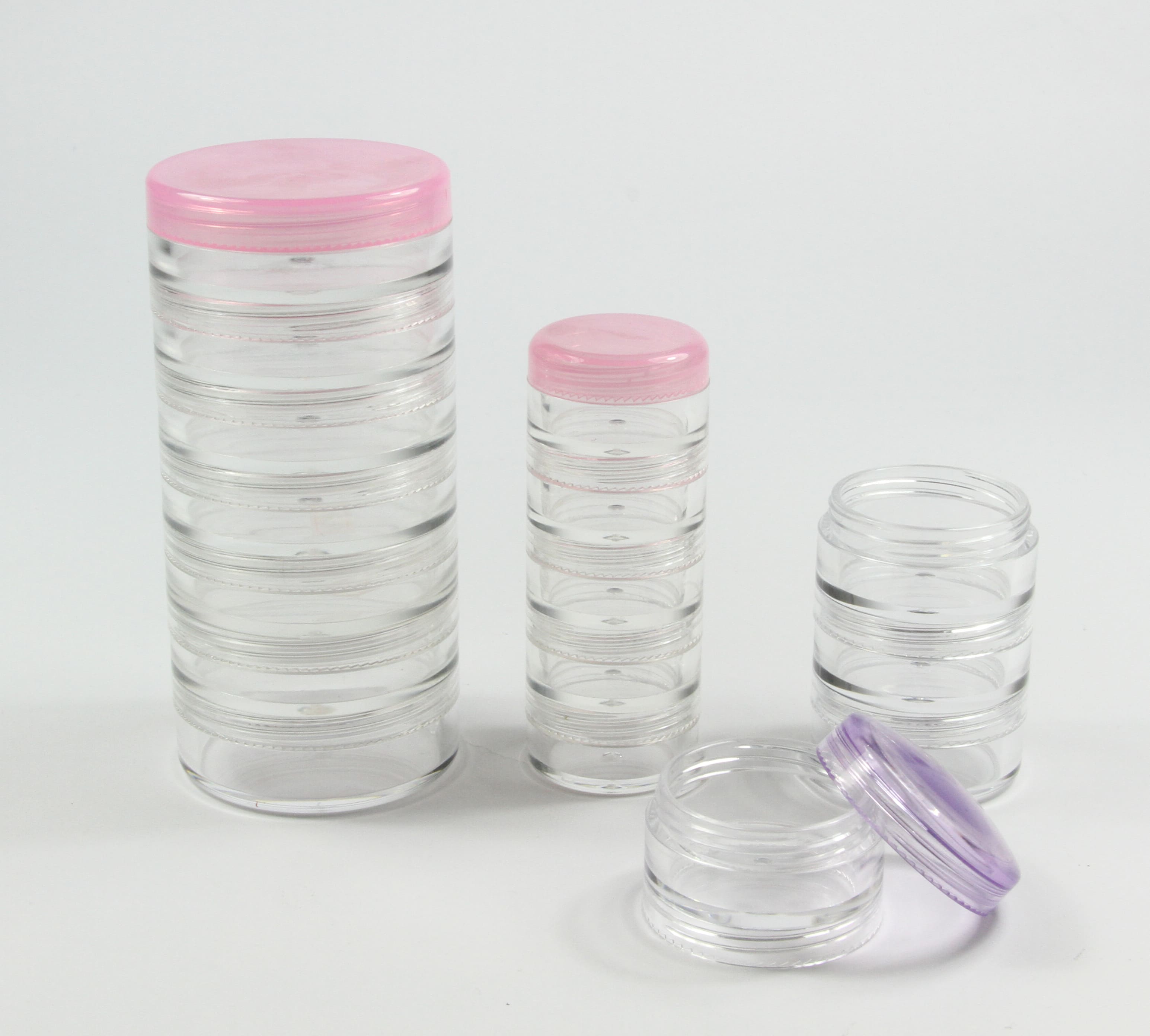 Stackable Cosmetic Jars (D series) AS/PS/PETG/PET | Taiwantrade