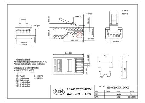 RJ50 Plug | LIYUE PRECISION IND, CO., LTD.