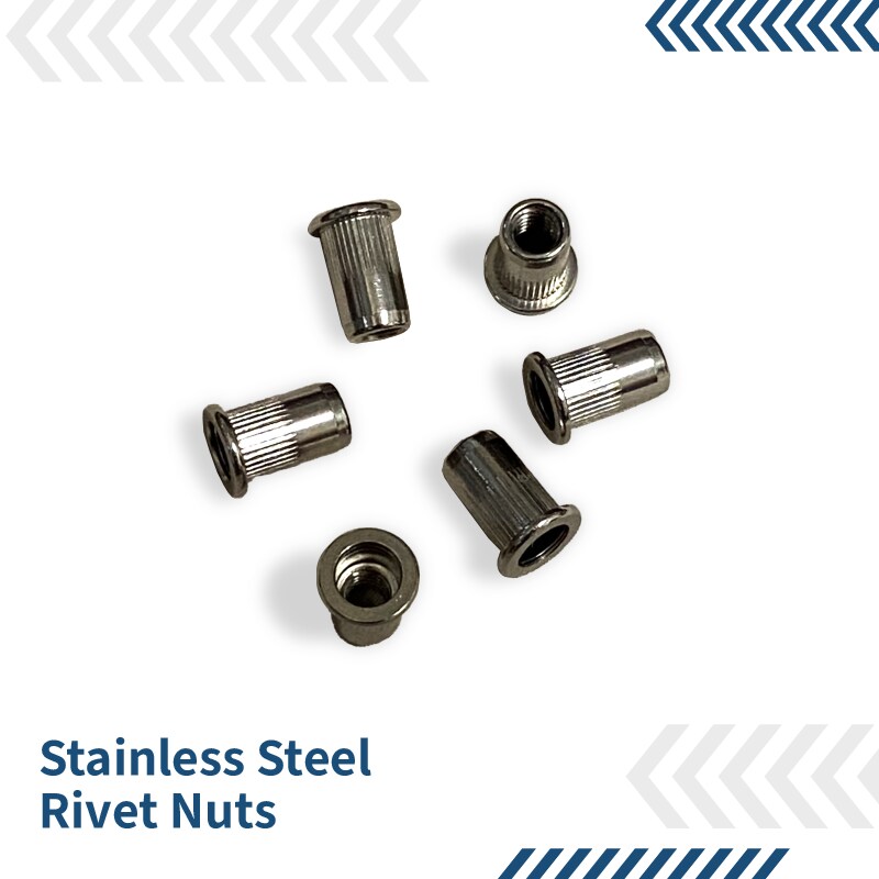 Stainless Steel Rivet Nuts, Threaded Rivet Insert Rivnuts for Industries | Taiwantrade
