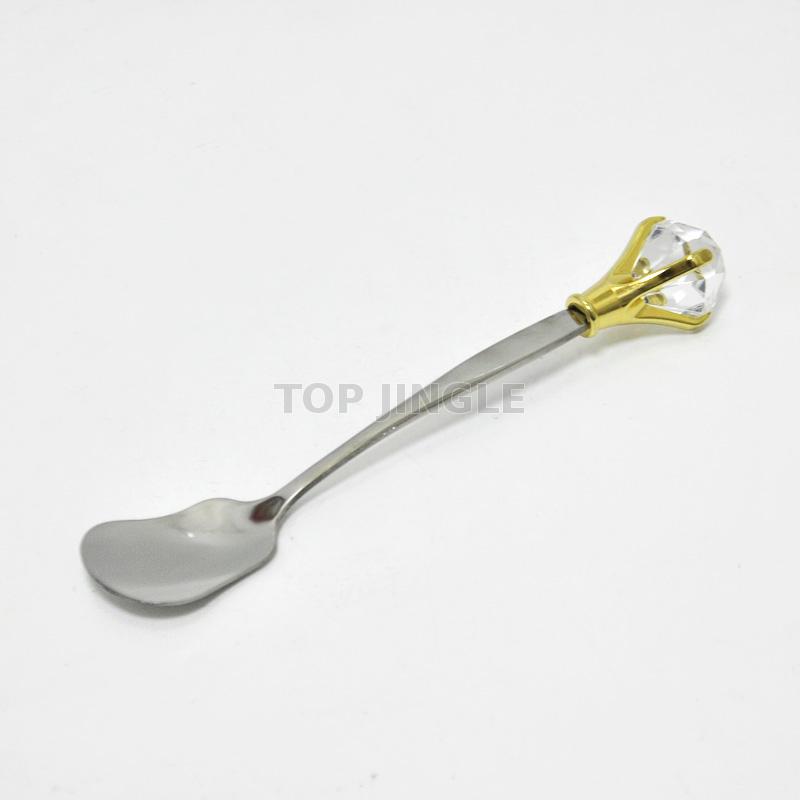 DIAMOND SHAPE PUDDING SPOON | Taiwantrade
