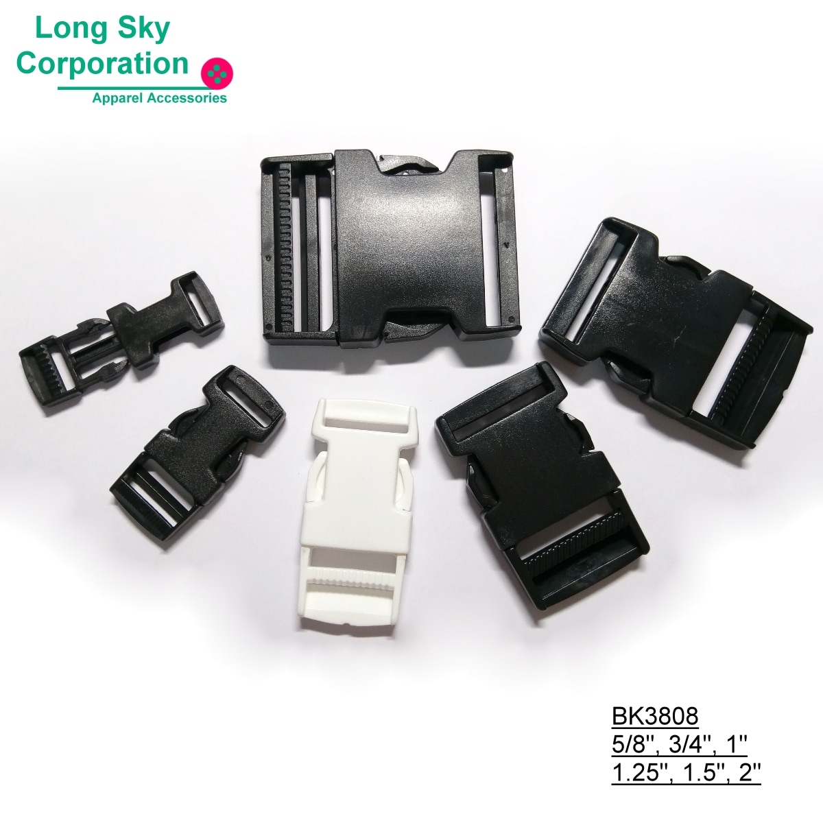 adjustable strap buckle, webbing belt clip buckle (BK3808) | Taiwantrade
