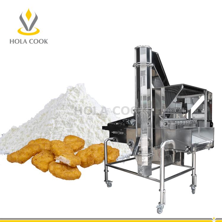 Automatic Chicken Nuggets Flour Coating Machine | Taiwantrade