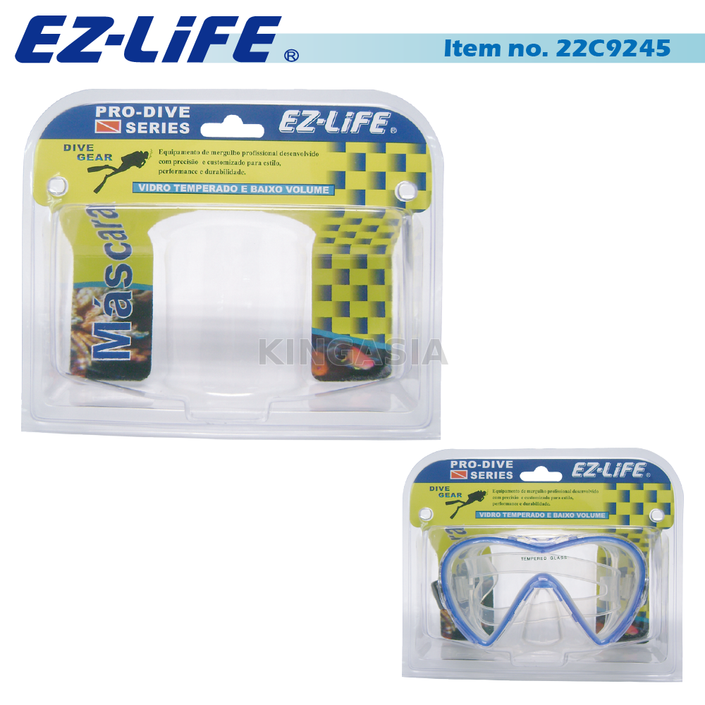 EZ-LiFE Clamshell with insert card for diving mask | Taiwantrade.com