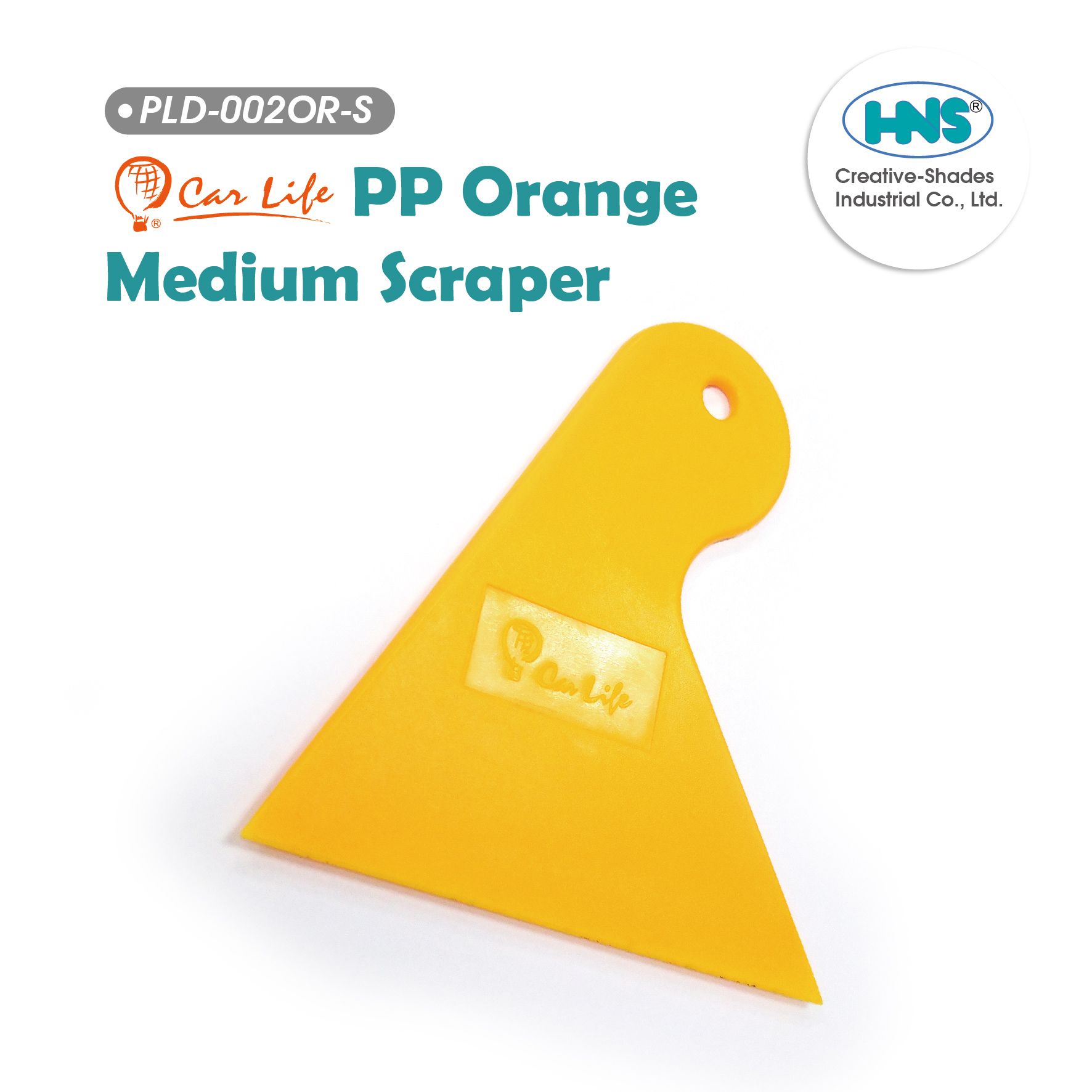 PP Orange Medium Scraper | Taiwantrade