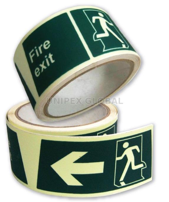 Glow in Dark Tape Fire Exit Sign | Taiwantrade