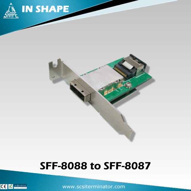 MiniSAS SFF-8088 to SFF-8087 Adapter Supplier | Taiwantrade.com
