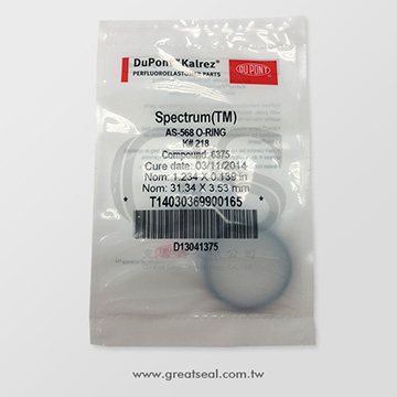DuPont™ Kalrez® Spectrum™ AS-568 O-RING Made in USA Compound:6375 K#218 | Taiwantrade
