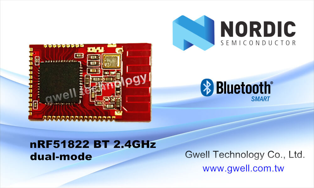 Nordic Module nRF51822 BT 2.4GHz | Taiwantrade.com