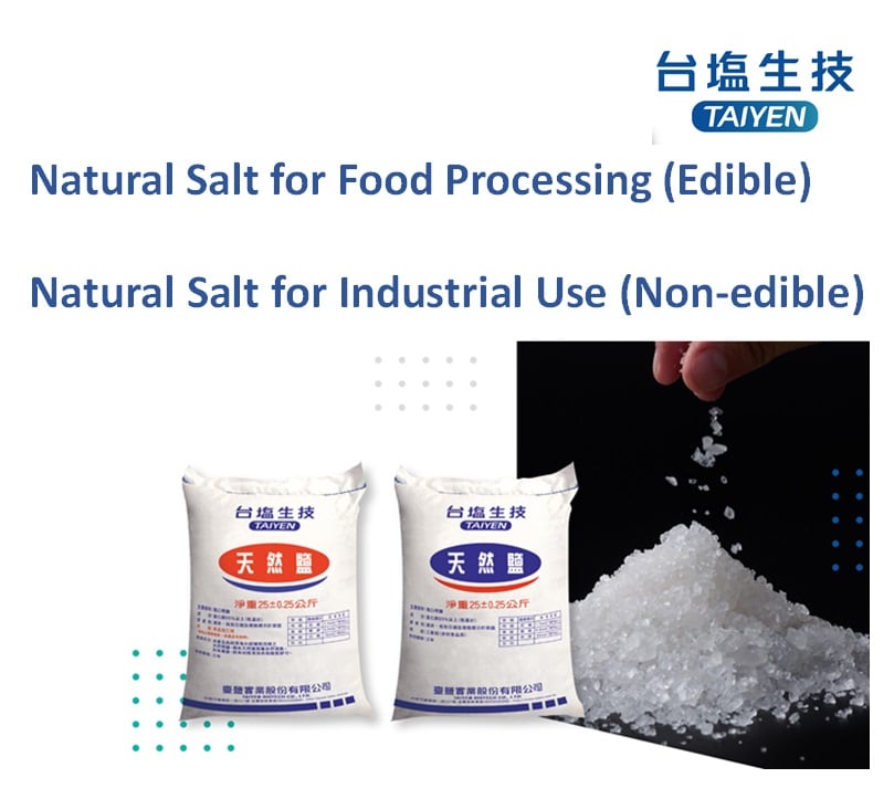 Taiyen Natural Salt for Food Processing (Edible), and Industrial Use ...