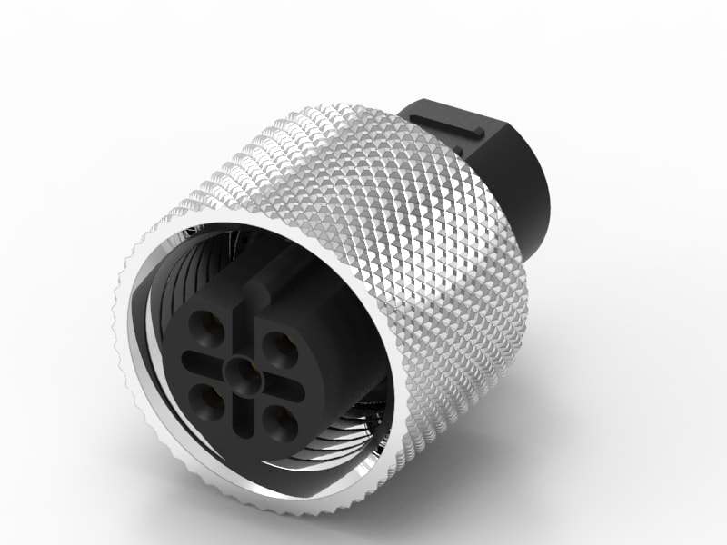 WP M12(F) 5PIN B-Coded Molded with Cable | Taiwantrade