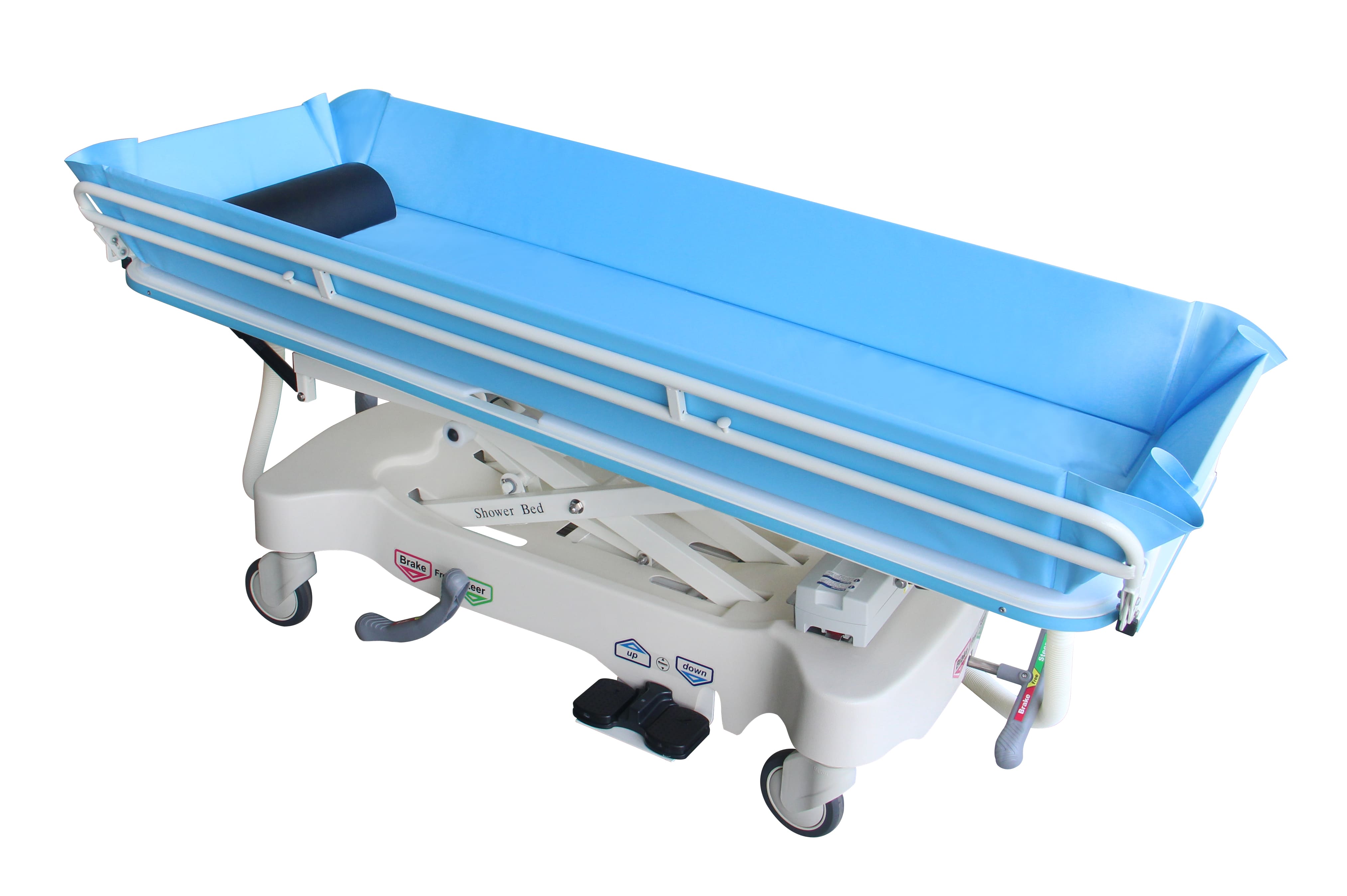 Powder Coated Stainless Steel Electric Shower Trolley | Taiwantrade.com