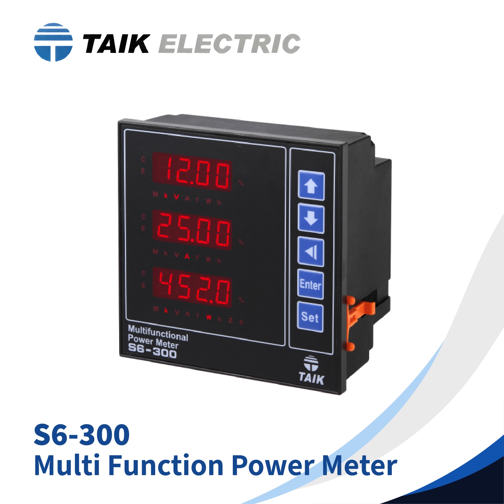 Multi-function Digital Power Meter for Current, Voltage, Power Factor ...