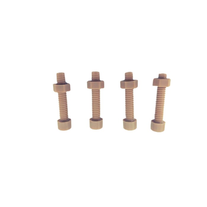 High strength PEEK bolt plastic high temperature flame retardant high ...