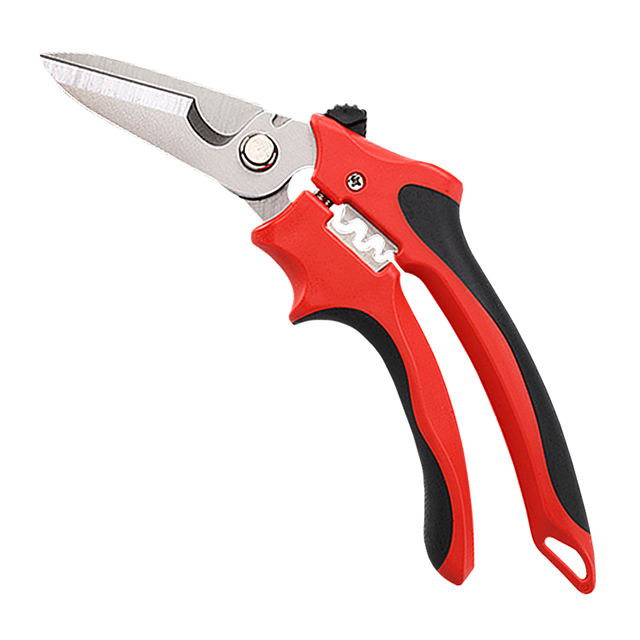 45° ANGLED MULTI-FUNCTION HEAVY DUTY ELECTRICIAN SCISSORS | Taiwantrade