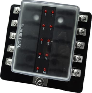Fuse Block 32V DC Max, LED Warning Light | Taiwantrade