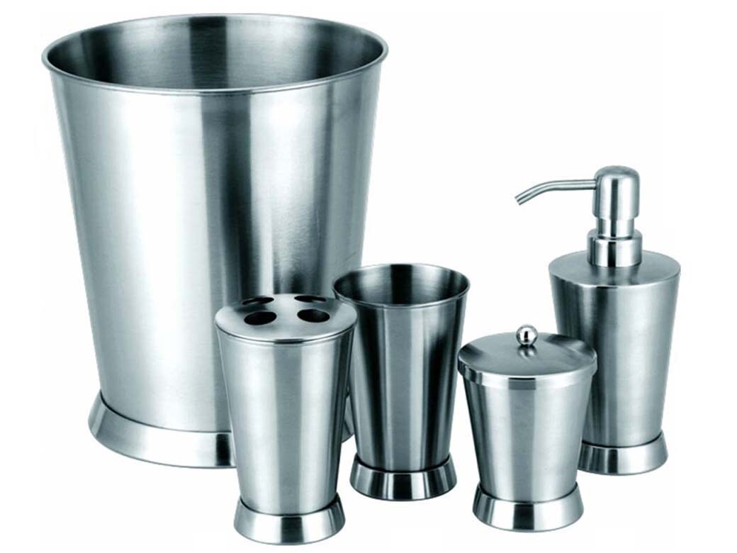 5-pc Set Stainless Steel BA, Bathroom Set, Houseware. | Taiwantrade