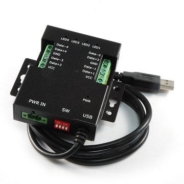 USB-4485-M USB to Industrial 4-Port Half-Duplex RS-485 Adapter ...