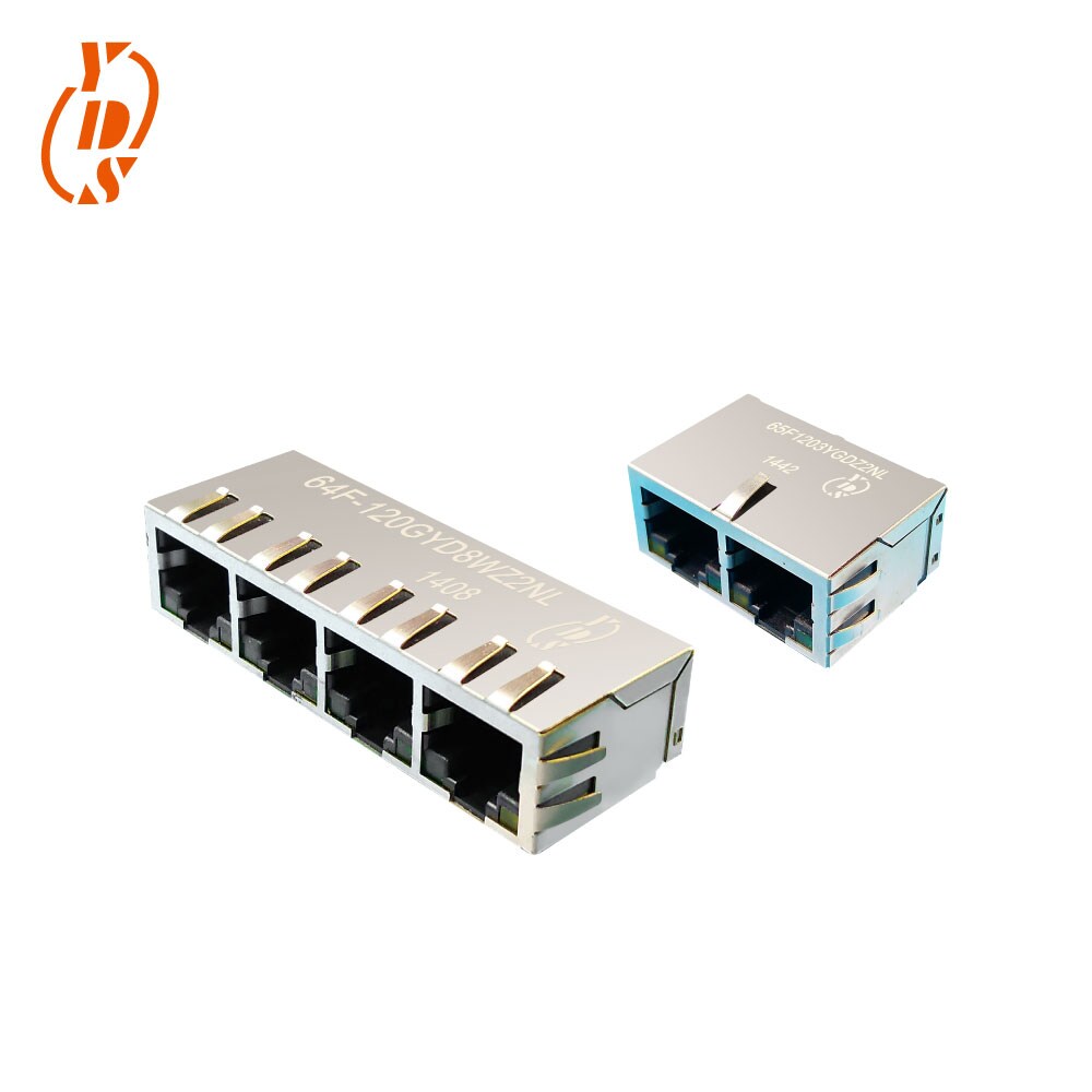 1xN Port 10/100/1000 Base-T RJ45 Magnetic Connector | Taiwantrade