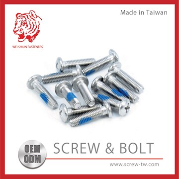 Triangular Thread Screw Stainless Steel A2 Phillips Pan Head with Blue ...