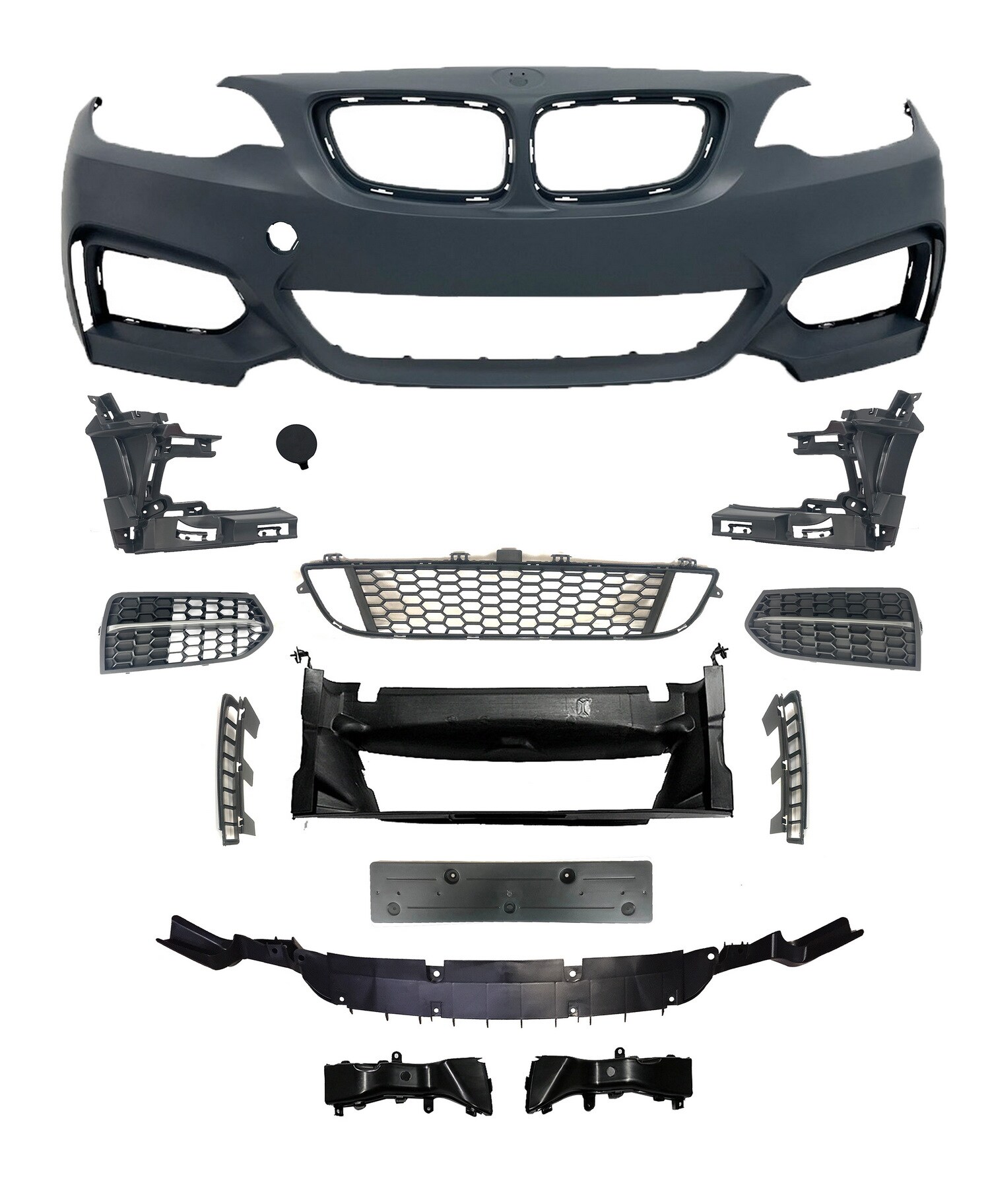 F22,F23 12-19 LCI 2D FRONTBUMPER ASSY M235,M240 STYLE | Taiwantrade