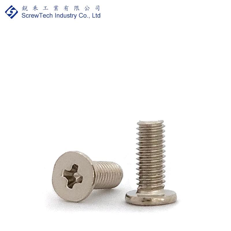 【ScrewTech】I Head, Phillips, M3x7.5, Machine Screw, Nickel Plated ...