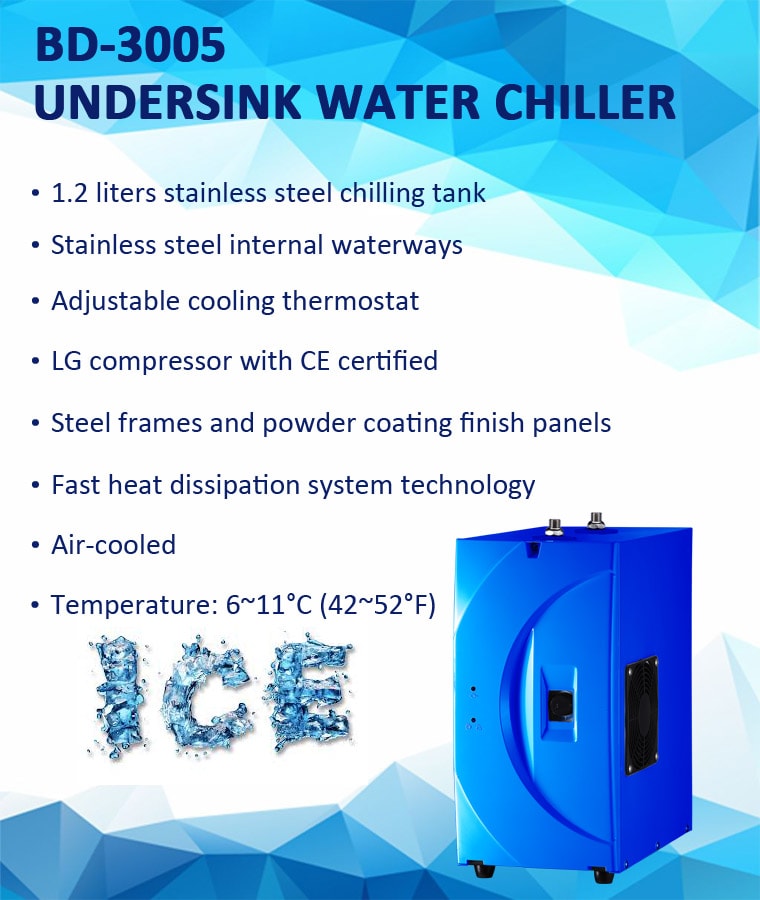 Taiwan Buder 1200ml Undersink Water Chiller | BUDER ELECTRIC APPLIANCE ...