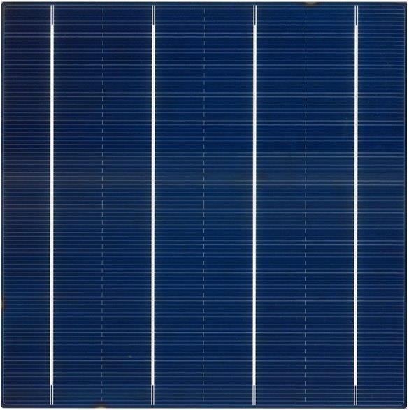 PERC Multi crystalline Silicon Solar Cell 4BB | Taiwantrade