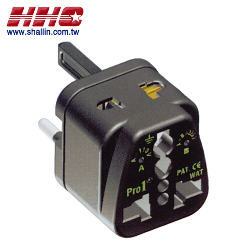 Universal travel adapter, W/approval, 2 to 5 different plugs changeable ...