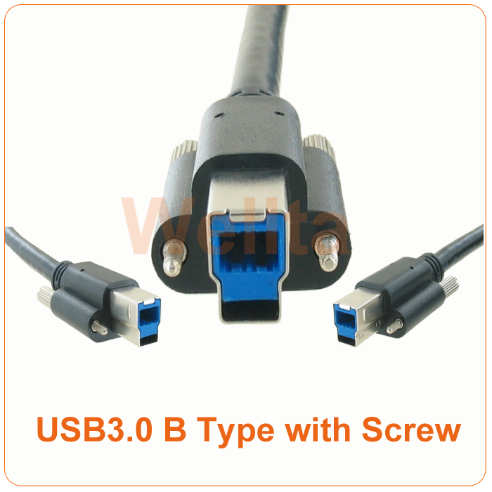 USB3.0 B Type with screw | Taiwantrade