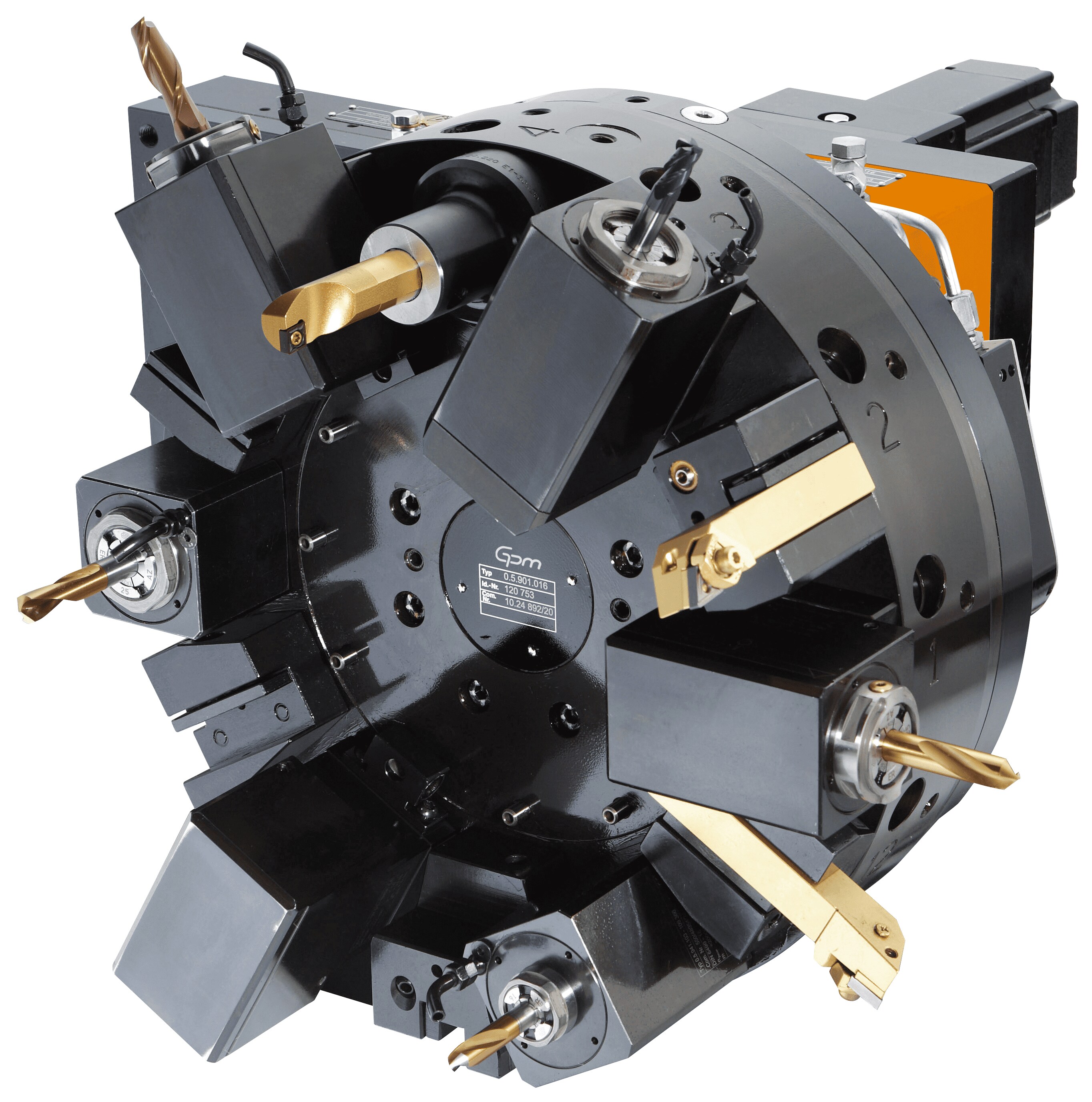 axial servo turret with tool drive | Taiwantrade.com