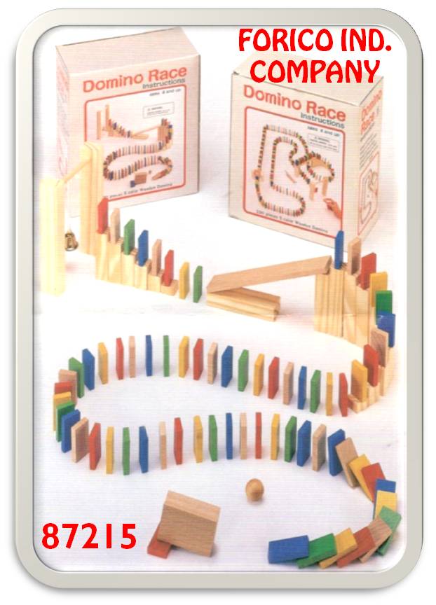 Wooden Domino Race | Taiwantrade
