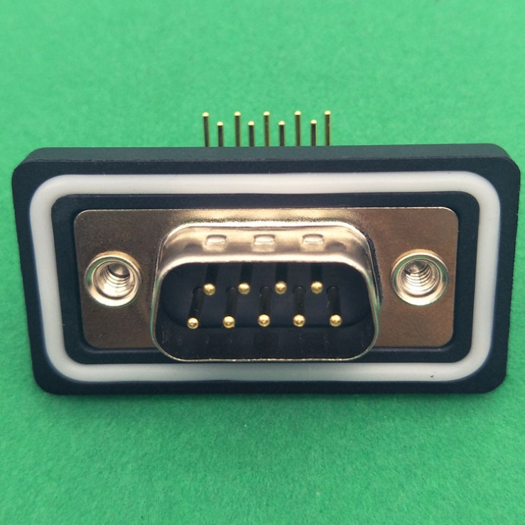 DB9 Male 90 degree waterproof connector | Taiwantrade