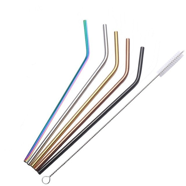 Multi-Color Stainless Steel Drinking Straw | Taiwantrade