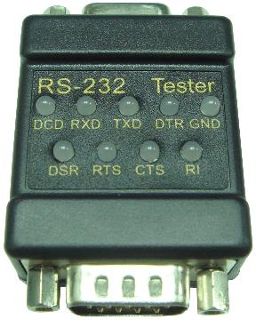 RS-232 Tester - Double color LED Display -DB9 Type, Signal Tester ...