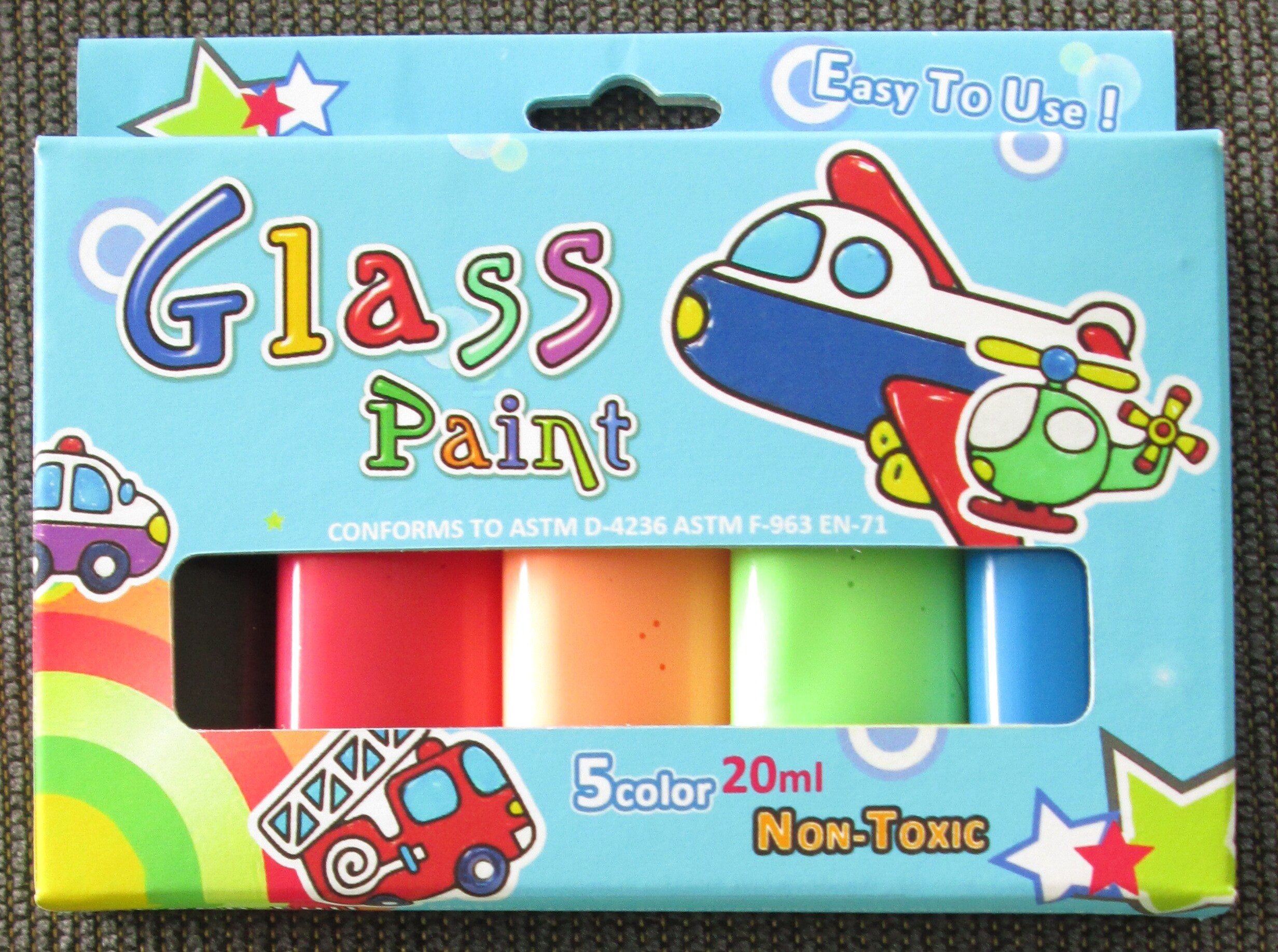 Glass Paint - great to decorate window/glass, reuse, 3D effect ...