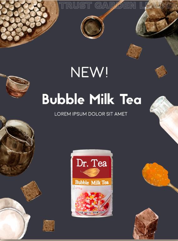 BUBBLE MILK TEA canned desert | Taiwantrade