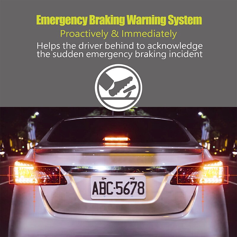 Emergency Braking Warning System for Vehicle | Taiwantrade