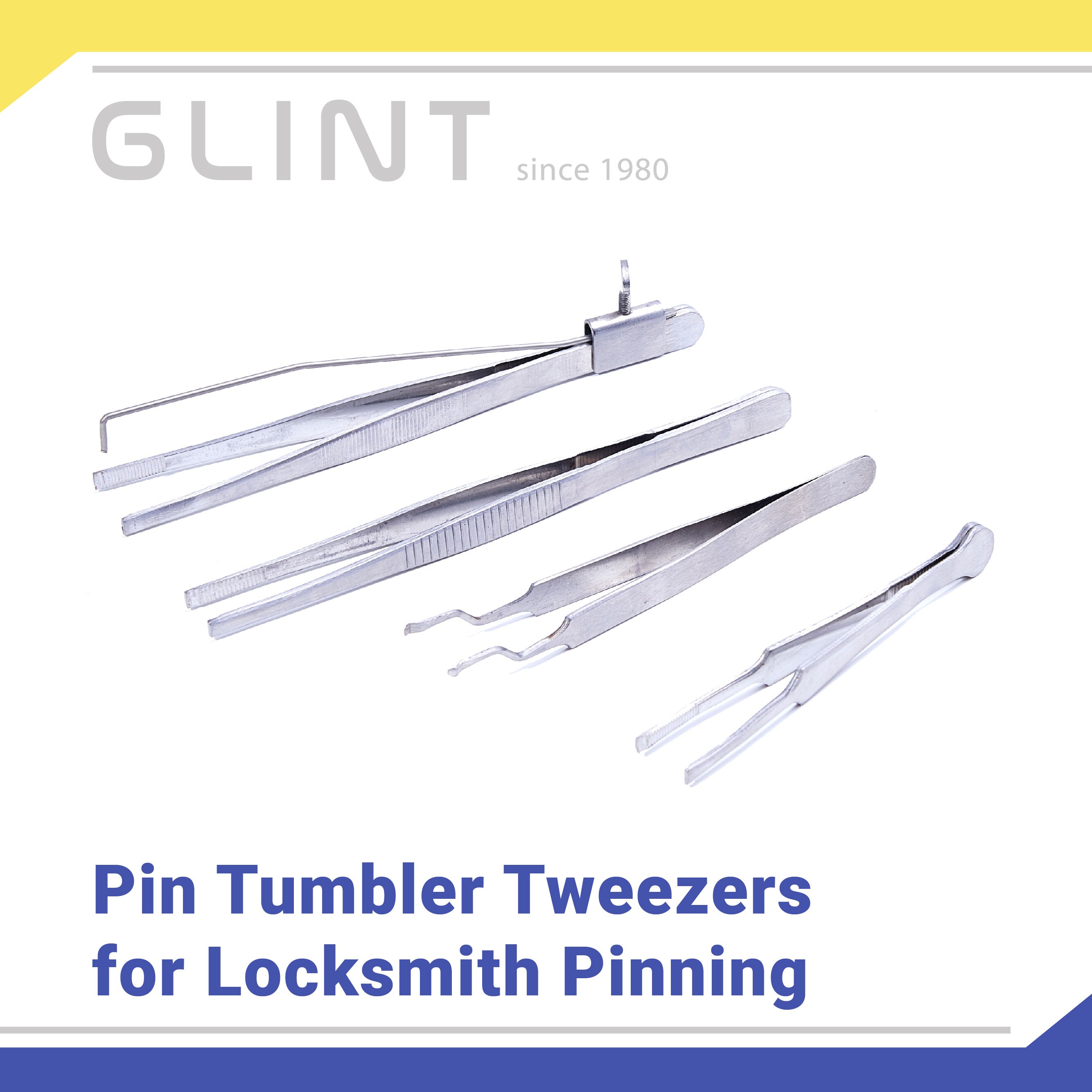 Pin Tumbler Tweezers for Locksmith Pinning, Stainless Steel Rekeying ...