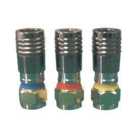 Compression Push & Lock Waterproof F Male Connector | Taiwantrade