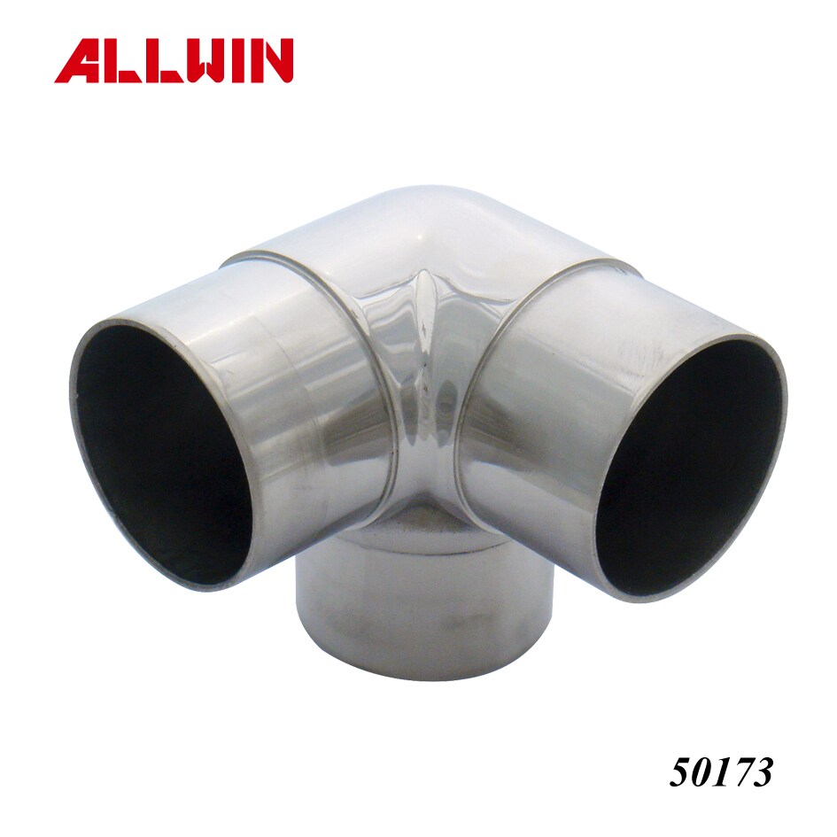 Stainless Steel 90 Degree 3 Way Outlet Elbow Tube Connector | Taiwantrade